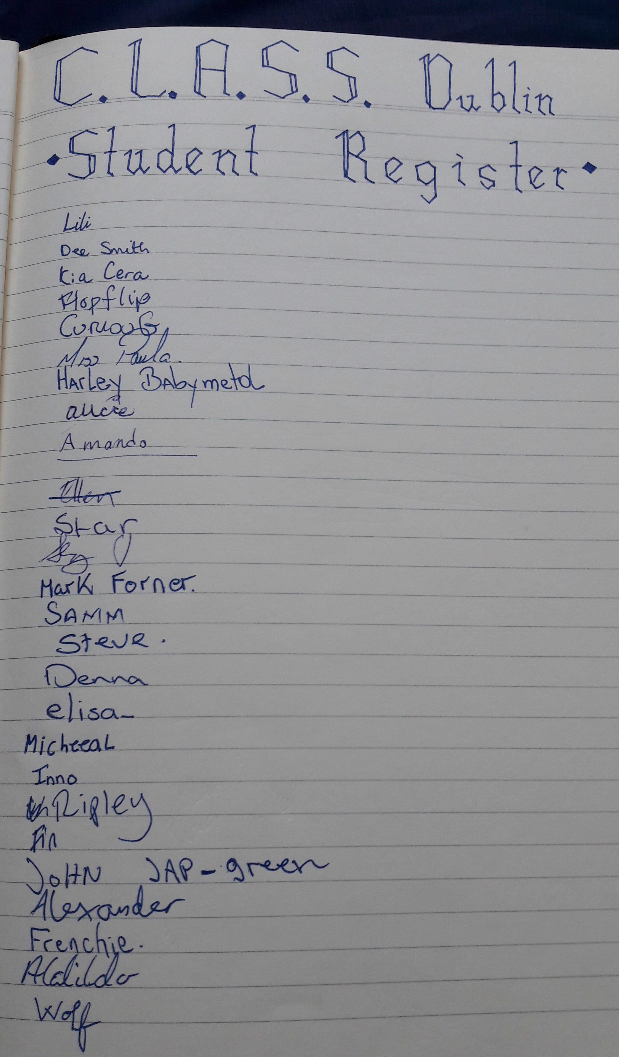 Dublin CLASSroom – CLASS Ireland